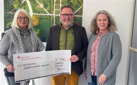Spendenübergabe an den Kinderschutzbund Rosenheim roNet GmbH