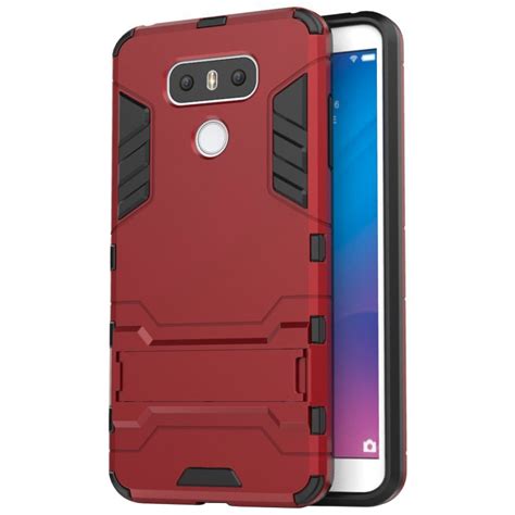 Slim Armour Tough Shockproof Case For Lg G Red