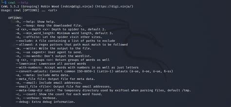 Cewl Tool For Generating Custom Wordlist For Password Cracking All About Testing