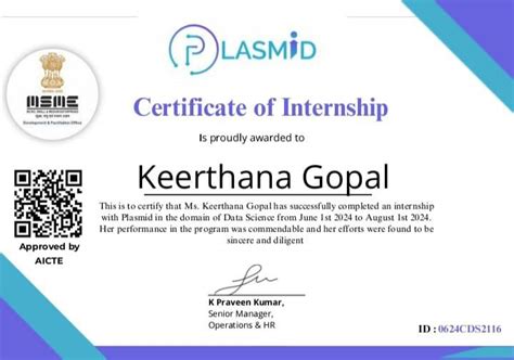 Plasmid Datascience Internship Careergrowth Professionaldevelopment Techindustry