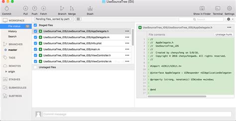 Git可视化工具SourceTree的使用 配置管理 火龙果软件