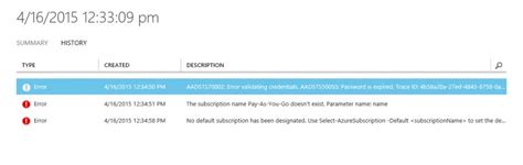 Troubleshooting Microsoft Azure Automation Runbooks
