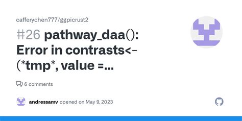 Pathwaydaa Error In Contrasts