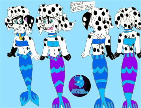 Dizzy And Dee Dee Mer Dalmatians Ref Sheet By Lurogelsalal2004 On