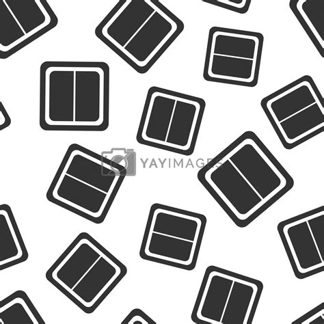 Electric Light Switch Seamless Pattern Background Business Flat Vector