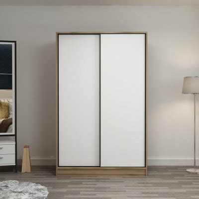 Kapusta Garderobeskap 120 Cm Hvit Eik 8895 Garderober Trendrom No