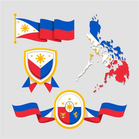 필리핀 국기 배너 이미지 Freepik에서 무료 다운로드