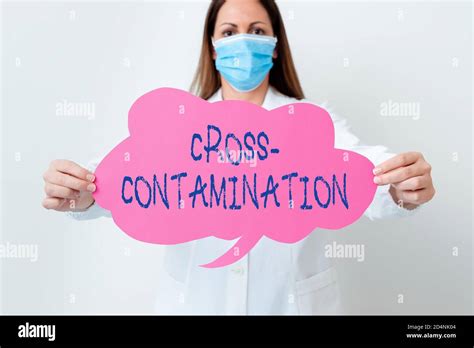 Handwriting Text Cross Contamination Conceptual Photo Unintentional