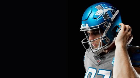 Detroit Lions Unveil Alternate Helmet