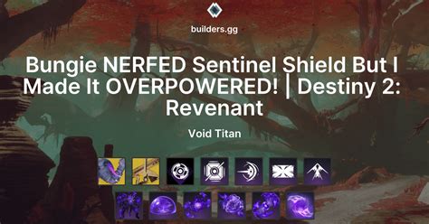 Sentinal Shield Weapon Dmg Buff Guvfdly Buildersgg