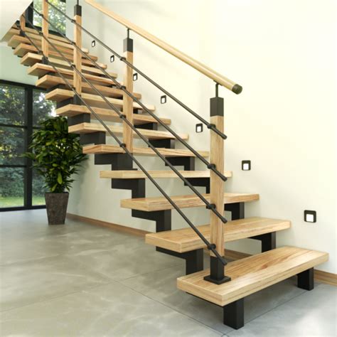 Sellon 24 Onlineshop Holz Edelstahl Geländer Schwarz Teile Handlauf