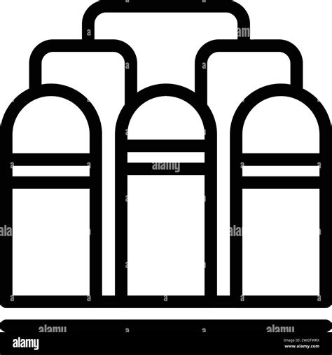Power Fuel Fossil Icon Outline Vector Nuclear Station Hydro Coal