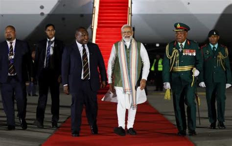 Pm Arrives In Port Moresby Papua New Guinea