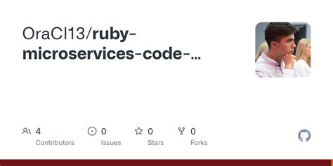 Github Oracl13ruby Microservices Code Sample