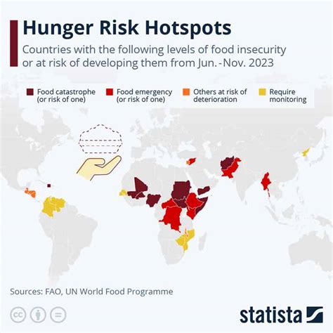 Les Zones à Risque De Famine Dans Le Monde Aube Digitale