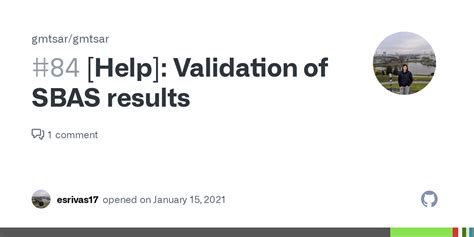 Help Validation Of Sbas Results · Issue 84 · Gmtsargmtsar · Github