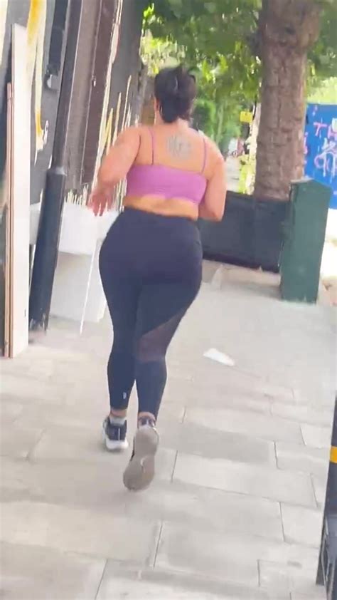 Bbw Running In Leggings Video Thisvid Com