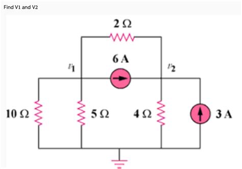 Solved Find V1 ﻿and V2