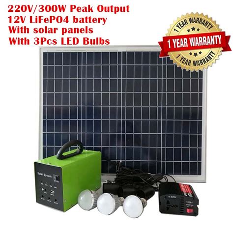 Portable Solar Generator And Portable Power Station With 150w Inverter