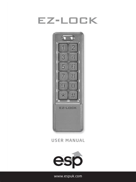 EZ-LOCK Manual - ESP