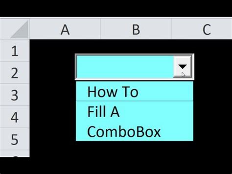 How To Fill Comboboxes DropDowns In Userforms Or Worksheets BOTH WAYS Excel VBA Is Fun