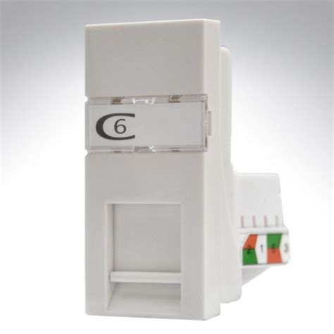 Mk K5846whi 1 Module Cat 6e Rj45 Socket World