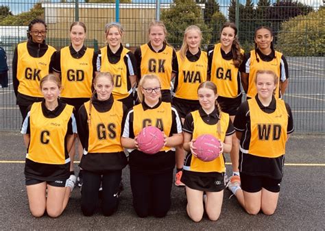 Year 11 Netball Trinity High School And Sixth Form Centre