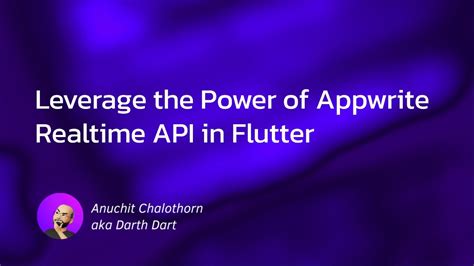 Dart แบบ Dart Dart Ep149 Leverage The Power Of Appwrite Realtime Api