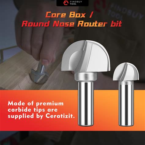 Core Box Round Nose Router Bit Findbuytool