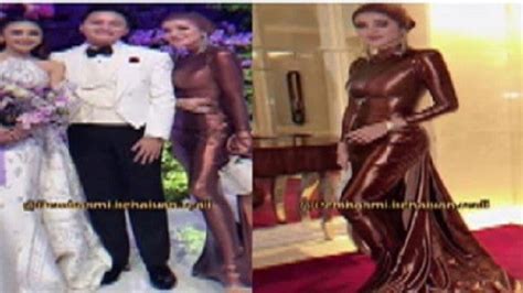 Penampilan Olla Rahmlan Hadiri Pernikahan Rizky Febian Dan Mahalini