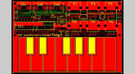 DSP Synthesizers The Tiny TS DIY Touch Synthesizer in Kreditkartengröße gearnews de