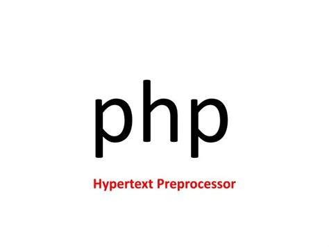 PPT Php PowerPoint Presentation Free Download ID 2034128