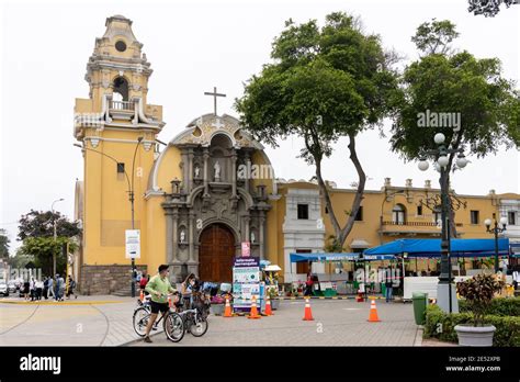 The Church Of Iglesia La Santisima Cruz In The Bohemian District Of
