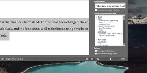 How To View Text Formatting Details In Microsoft Word
