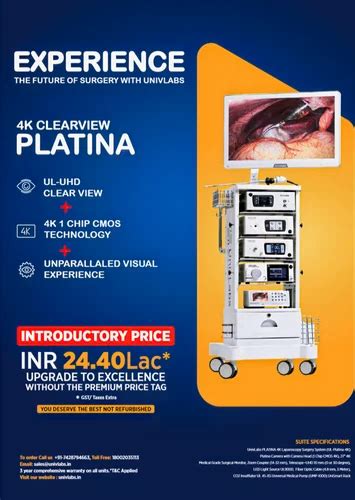 Univlabs Platina 4k Laparoscopy Surgery Suite At ₹ 2400000 Set
