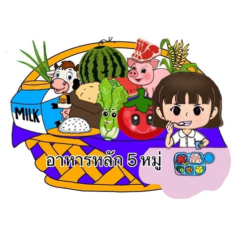 สื่อการสอนอาหารหลัก 5 หมู่ Shopee Thailand