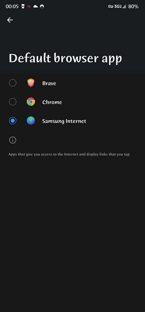 Default Browser Android Central