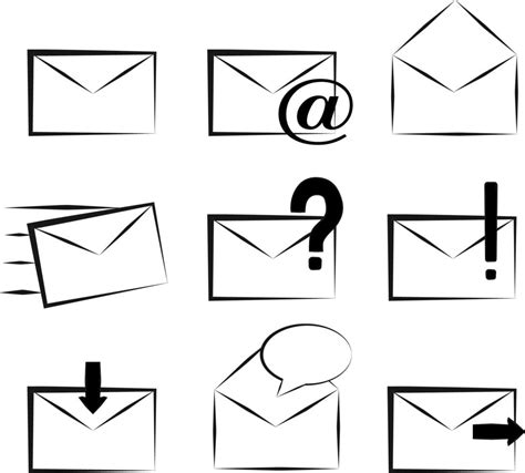 Email Message Envelope Icon Vector Art At Vecteezy