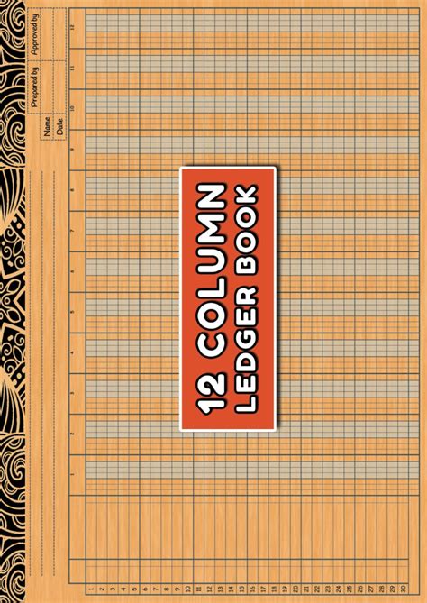 Amazon 12 Column Ledger Book Twelve Column Accounting Ledger Log