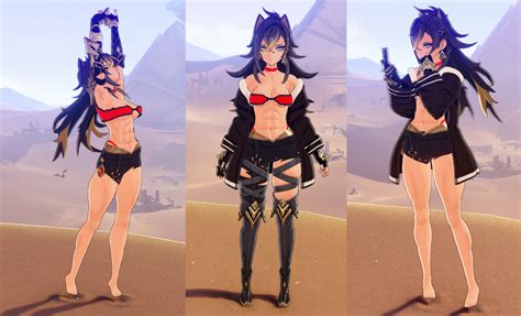 Ghislaine Outfit Dehya Mod For Genshin Impact Gi Mods