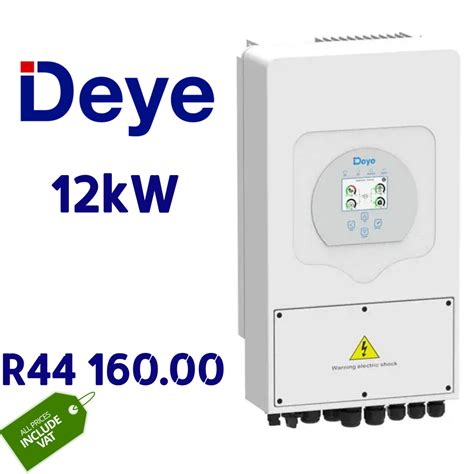 Deye 12kw Three Phase Hybrid Inverter Powerhouse Distributors