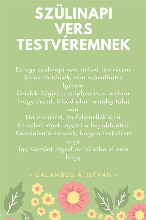 Megható Szülinapi Versek Válogatás Letölthető Képekkel