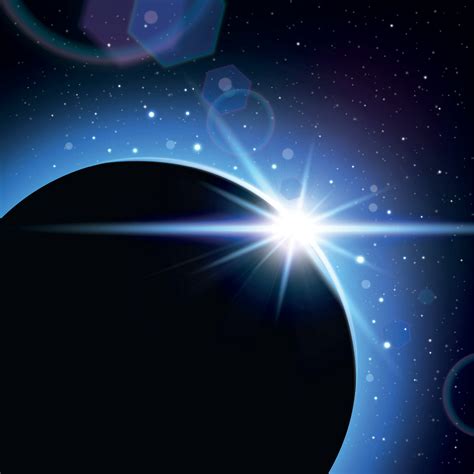 Eclipse Realistic Composition 28580527 Vector Art At Vecteezy