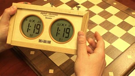 How to Set Garde Digital Chess Clock, 30/90, SD60, D5 - YouTube