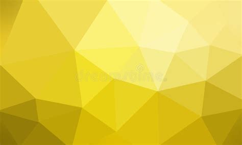 Abstract Bright Golden Geometric Triangle Gradient Background For