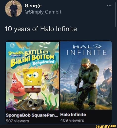 George Simply Gambit 10 Years Of Halo Infinite Infinite ~ Spongebob