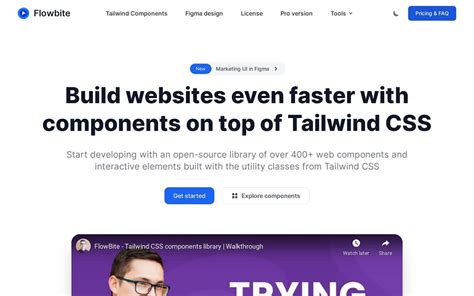 Best Free Tailwind Css Component Libraries And Ui Kits 2022 Tailgrids