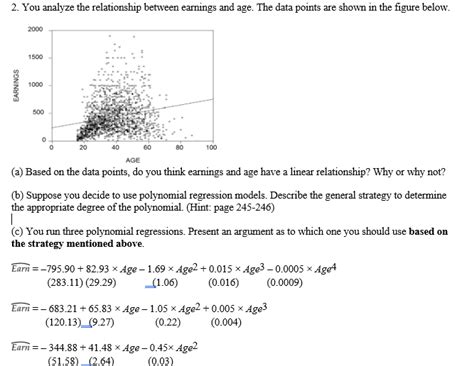 Solved You Analyze The Relationship Between Earnings And