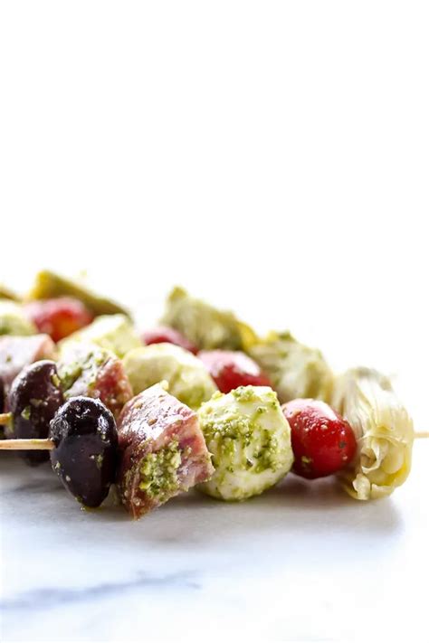 Easy Antipasto Skewers