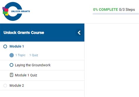 Unlock Grants The Self Paced Online Grants Training Course
